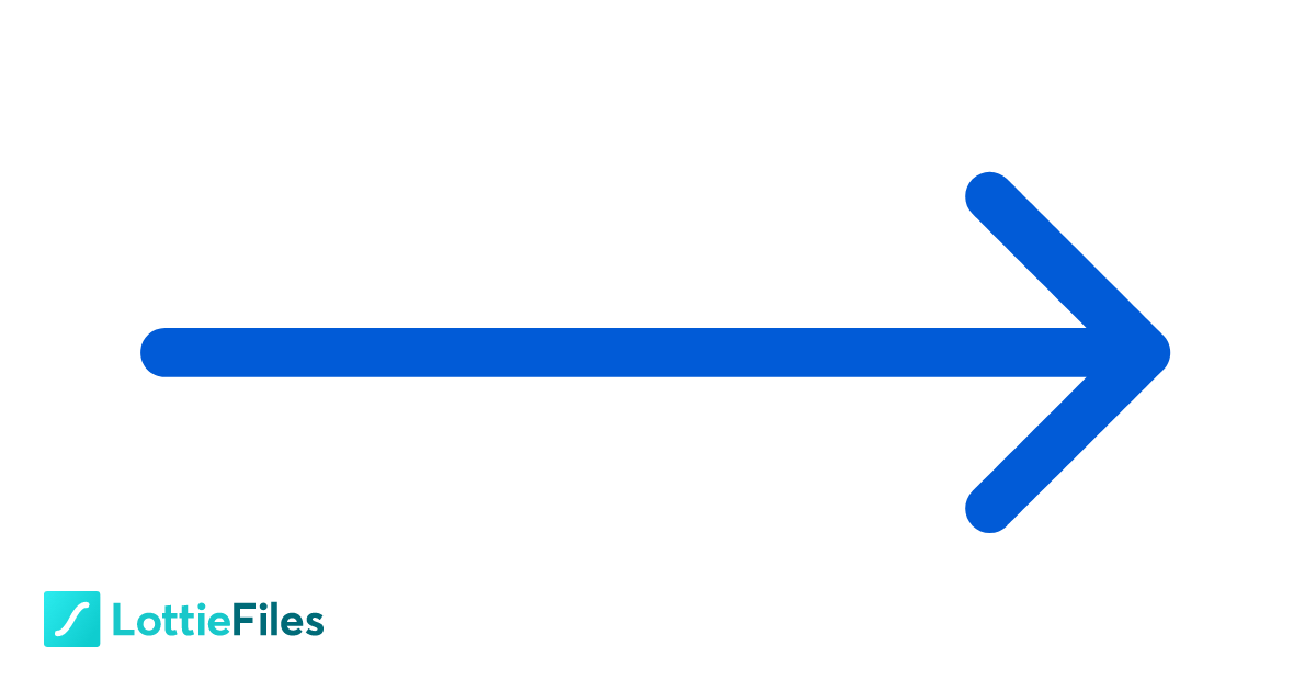 Blue arrow by James Hagen - LottieFiles