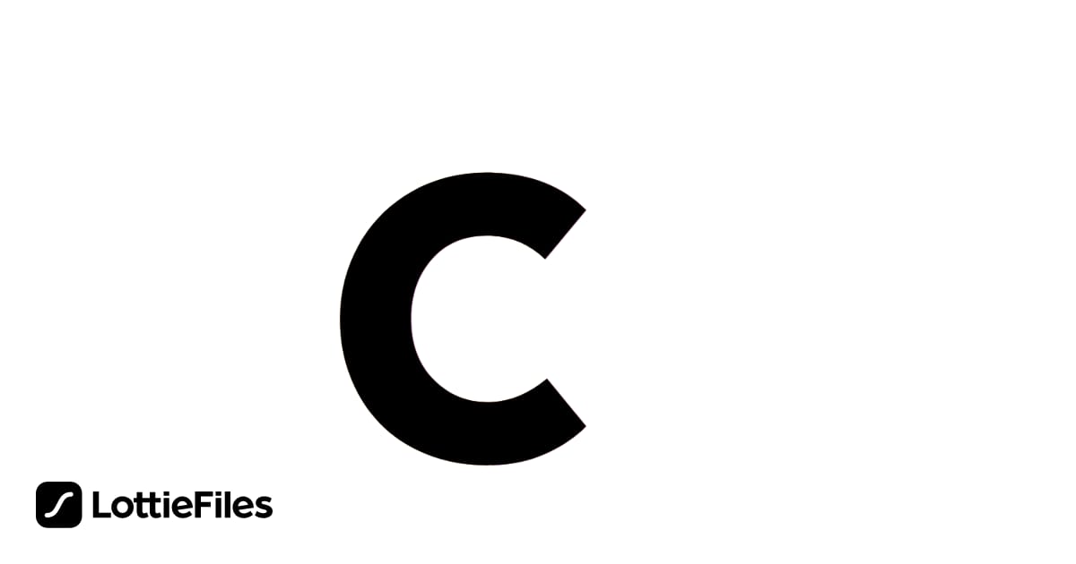 Free Letter C Animation by Rita Silva | LottieFiles