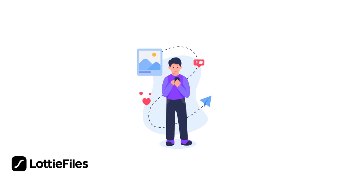 Free Social Media Marketing Animation by Mahendra Bhunwal | LottieFiles