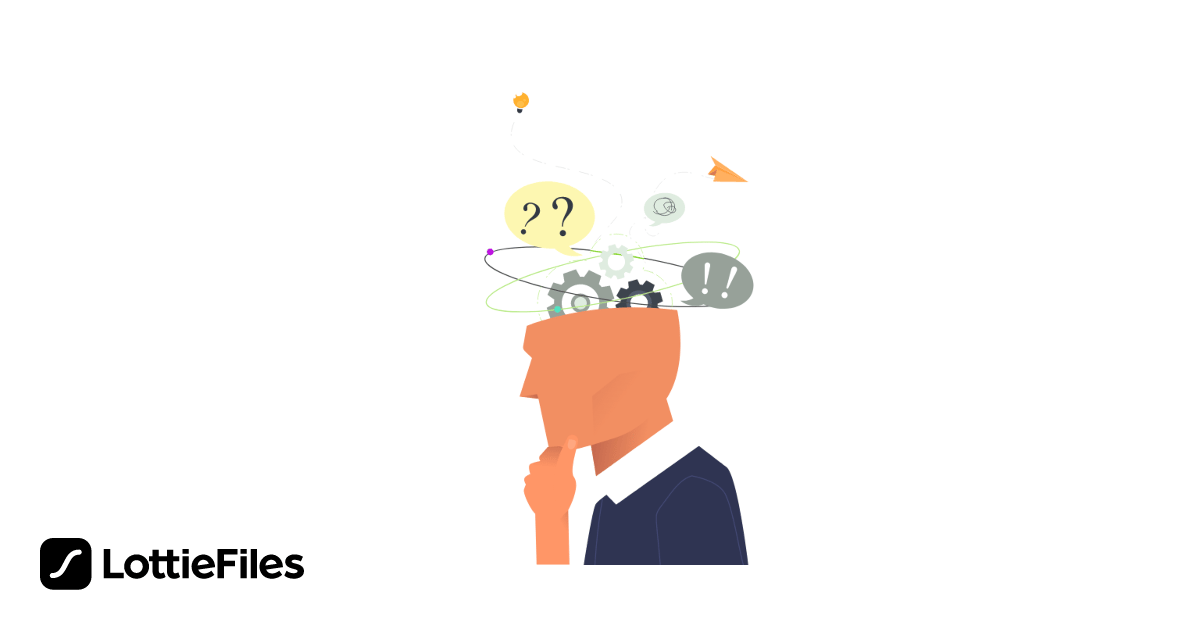 Free Thinking (colors adapted) Animation by EevinJennings | LottieFiles