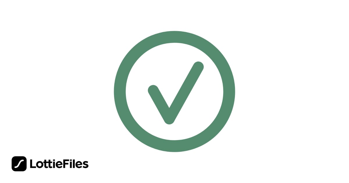 Free Tick animation Animation by Jakub Holub | LottieFiles