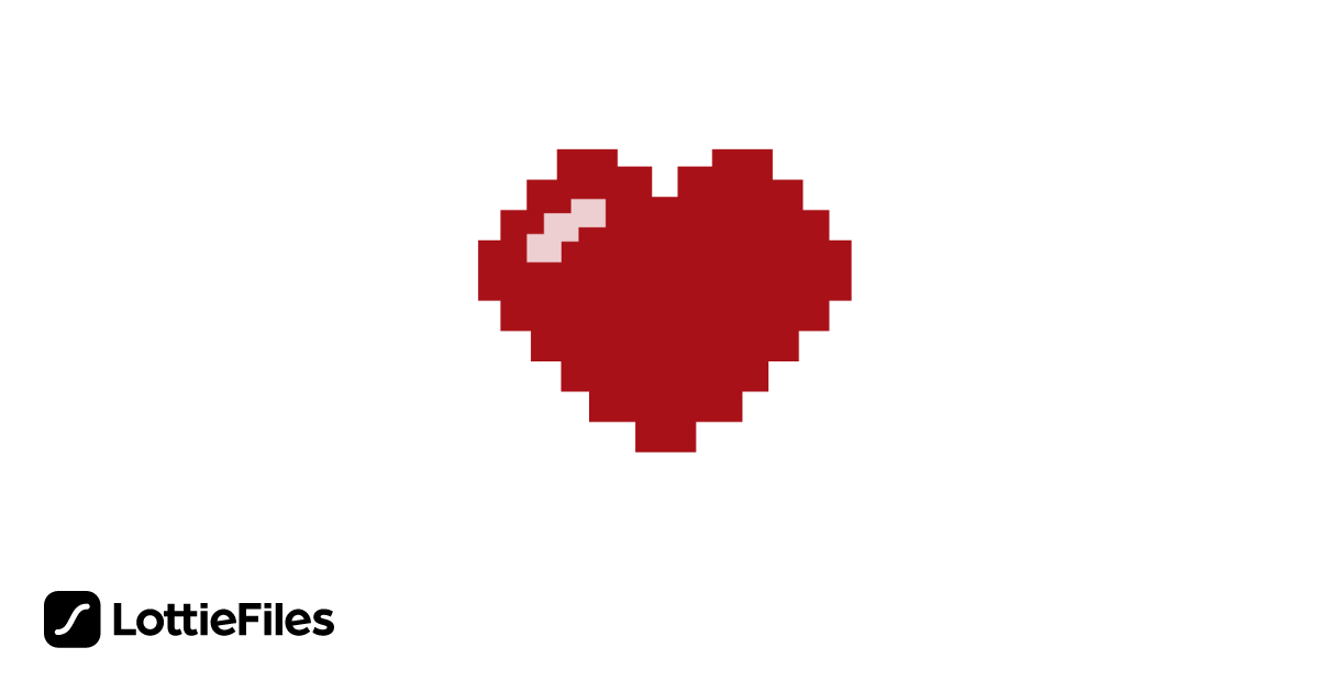 Free Pixel heart beat Animation by Motion Rigs | LottieFiles