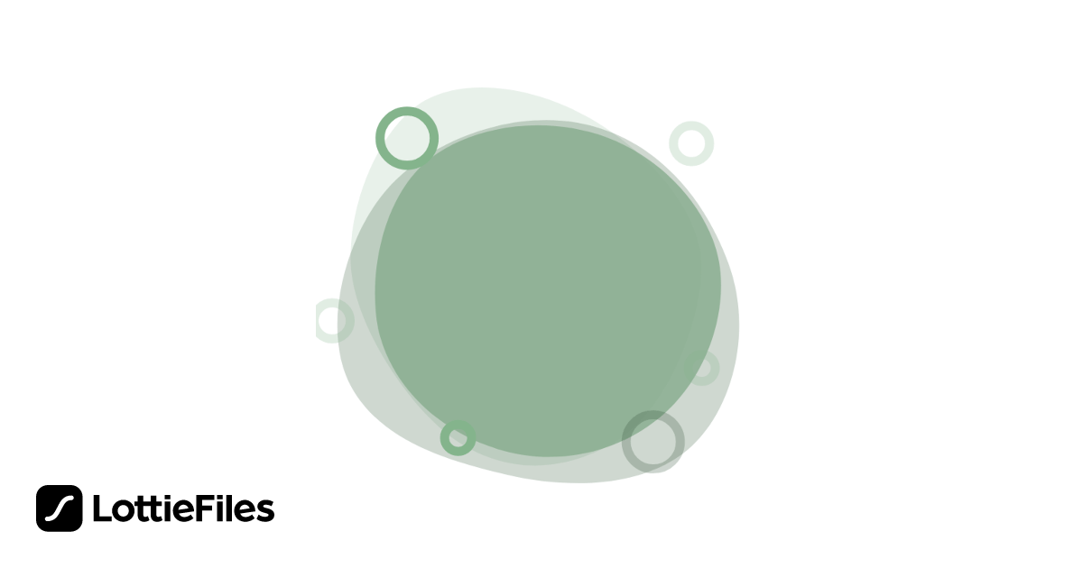 Free Green Blob Animation by NotElizaNotAva | LottieFiles