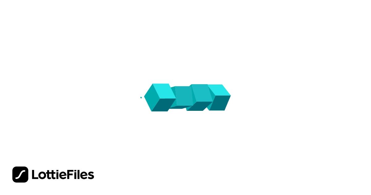 Free 3D Cube Loader Animation by jignesh gajjar | LottieFiles
