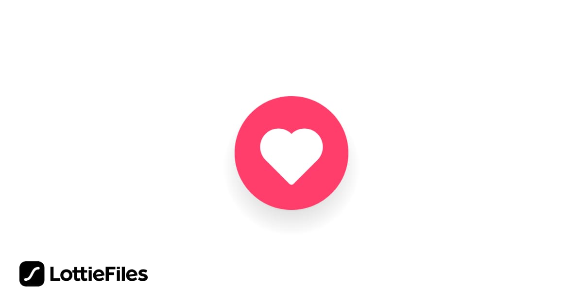 Free Click Like Button Animation by Chael Dale | LottieFiles