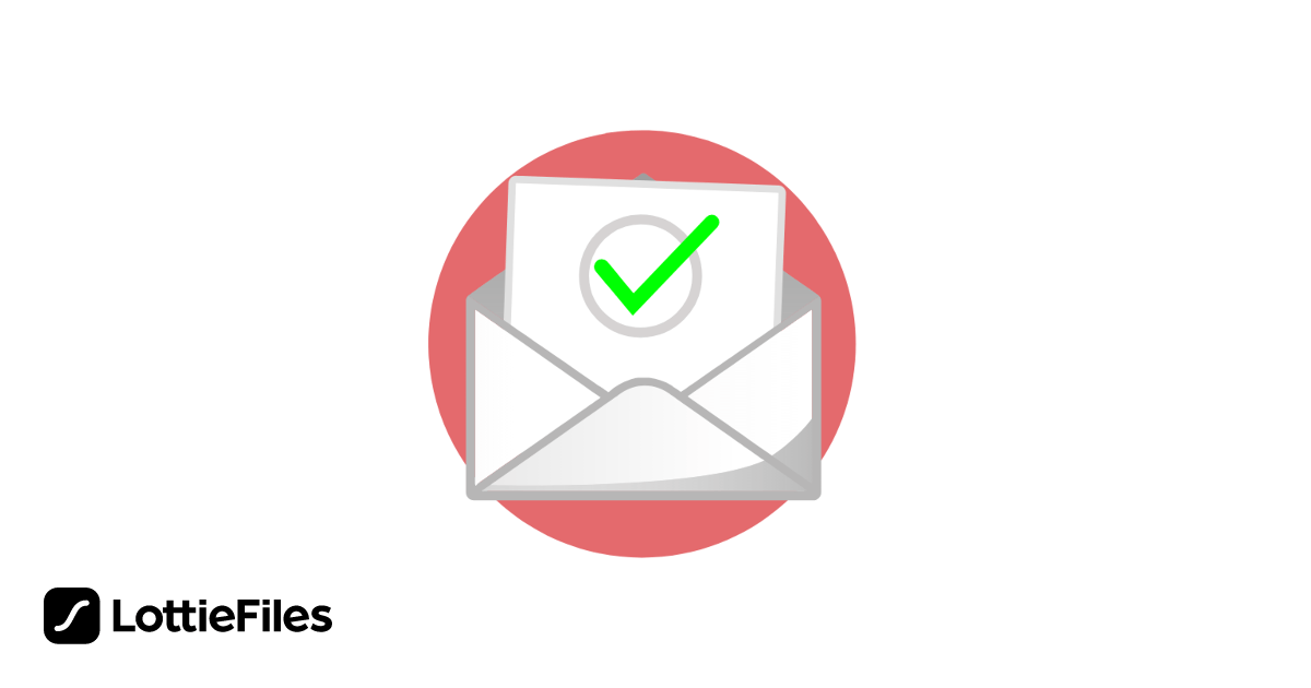 Free Email Confirmation Animation by Temi I | LottieFiles