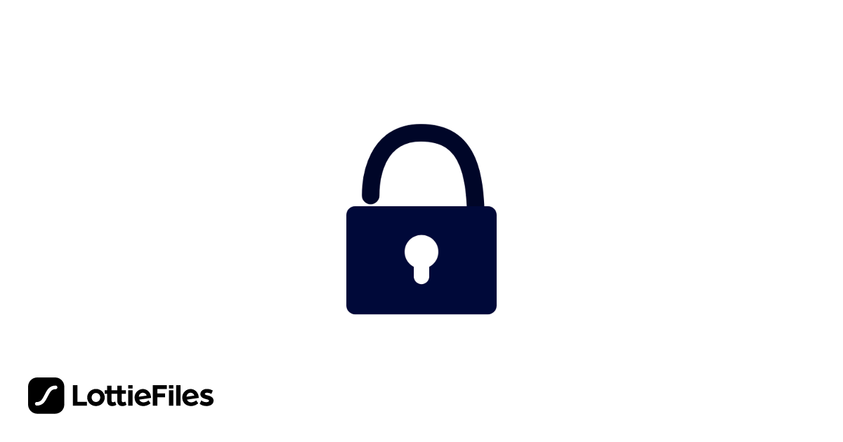 Free Lock Animation by Ken Diva | LottieFiles