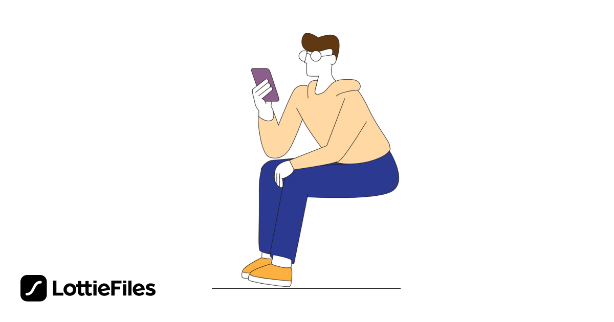 Free sitting Animation by LittleStellar Corporation | LottieFiles