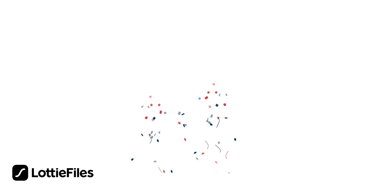 Free USA confetti Animation by Eric Button | LottieFiles