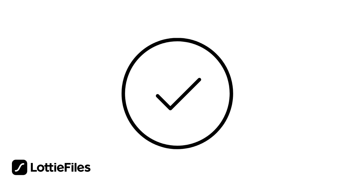 Free Success Icon Animation by Dmitry Kovalev | LottieFiles