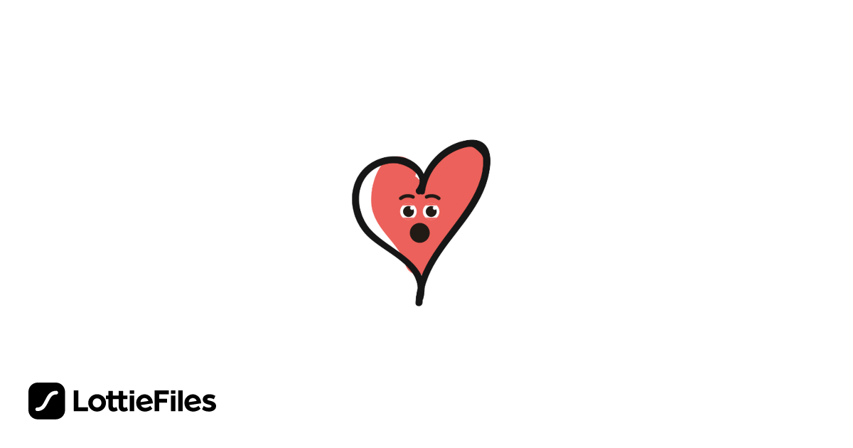 Free Shocked - Heart Animation by Akash Wadhwani | LottieFiles