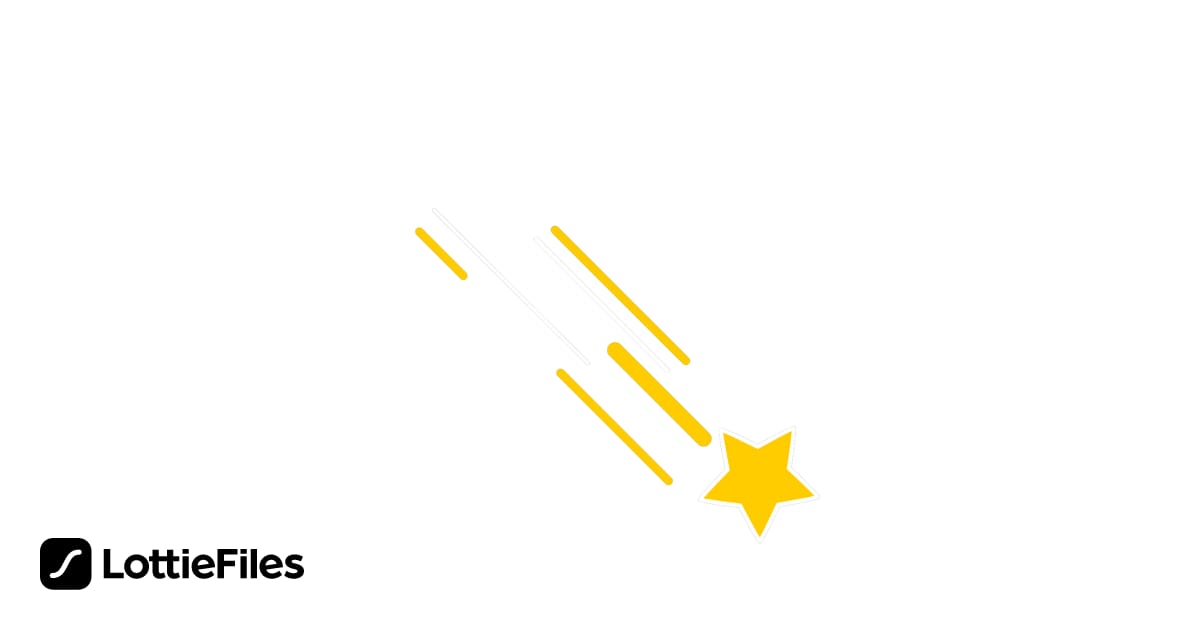 Free SHOOTING STAR Animation by bilal shehzad | LottieFiles