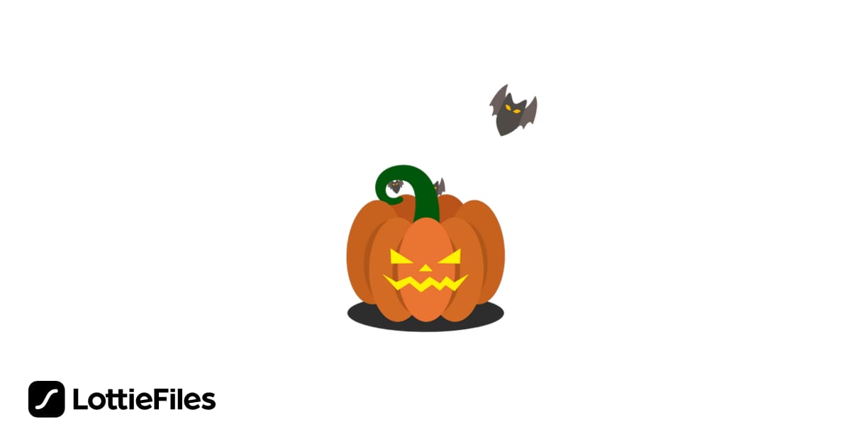 Free Halloween Pumpkin Animation Animation by Bilal Naseer | LottieFiles