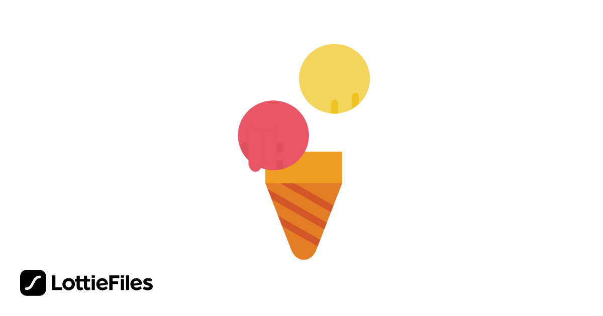 Free ICE CREAM Animation by rémy | LottieFiles