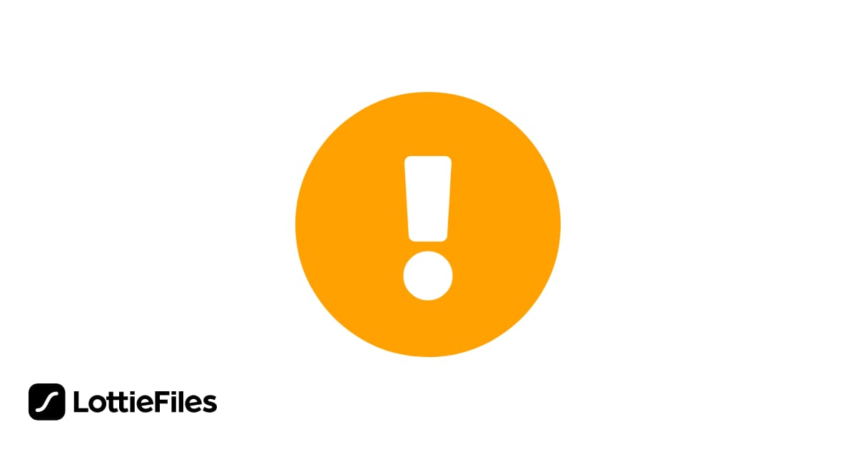 Free Alert out Animation by david cutts | LottieFiles