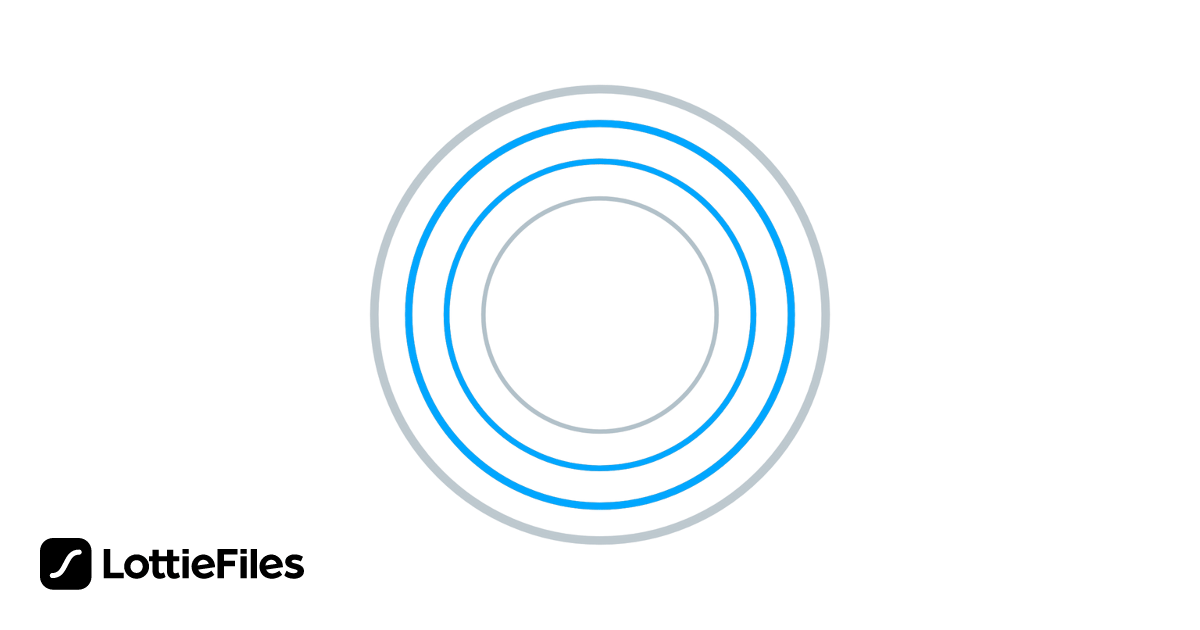 Free Pulsing Rings Animation by Brian Karungani | LottieFiles