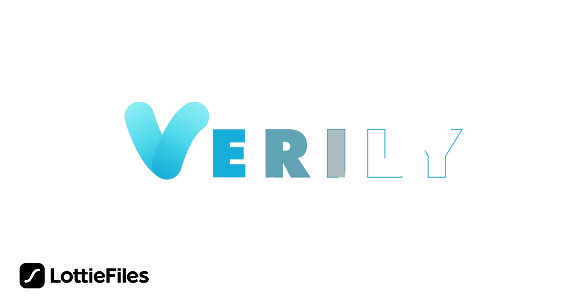 Free Verily logo Lottie JSON animation Animation by Tinymotion ...