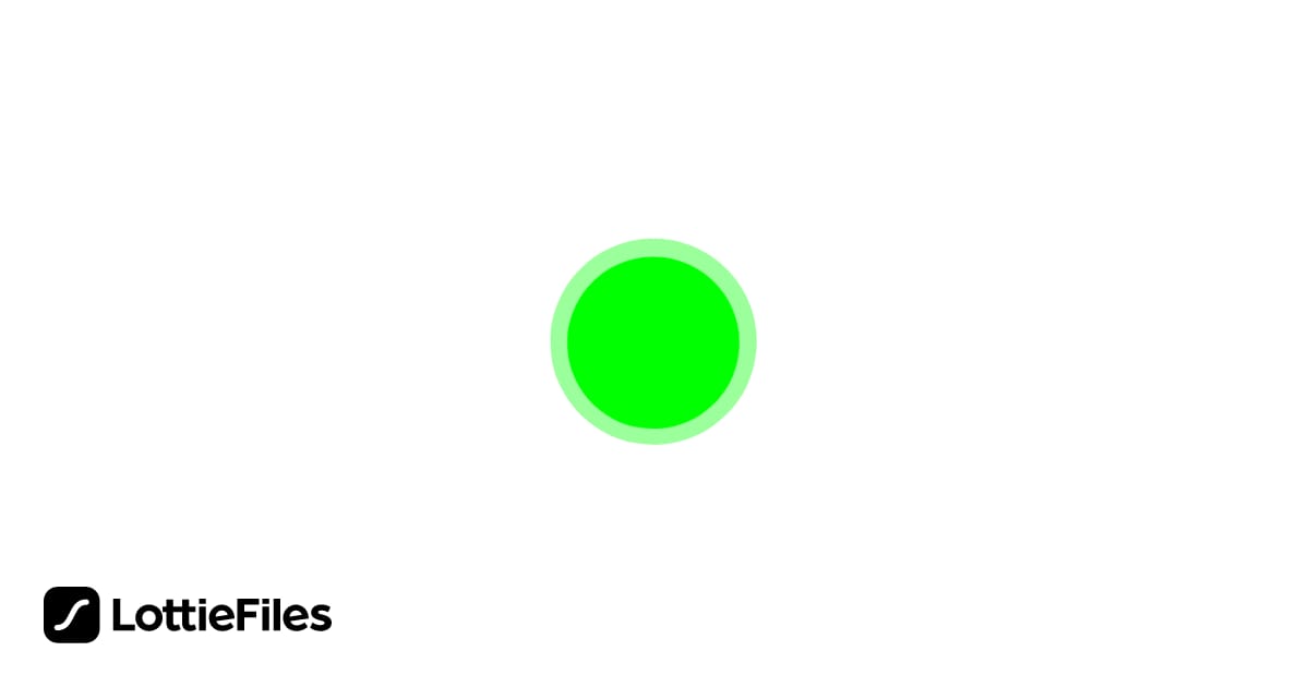 Free Green pulse Animation by Lenka Hamosova | LottieFiles
