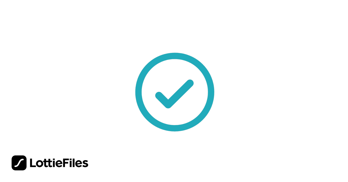 Free Right Tick Animation by Rishabh Patel | LottieFiles