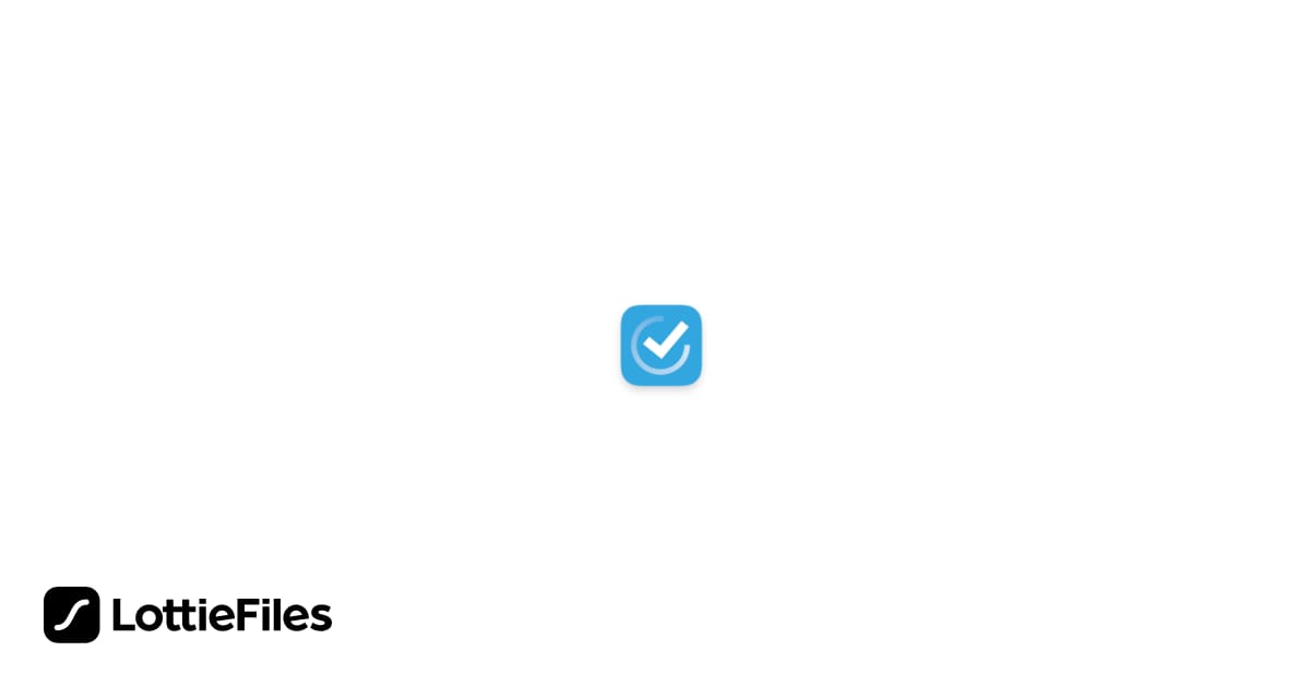 Free Task Logo Animation Animation by Ahmad Najm | LottieFiles