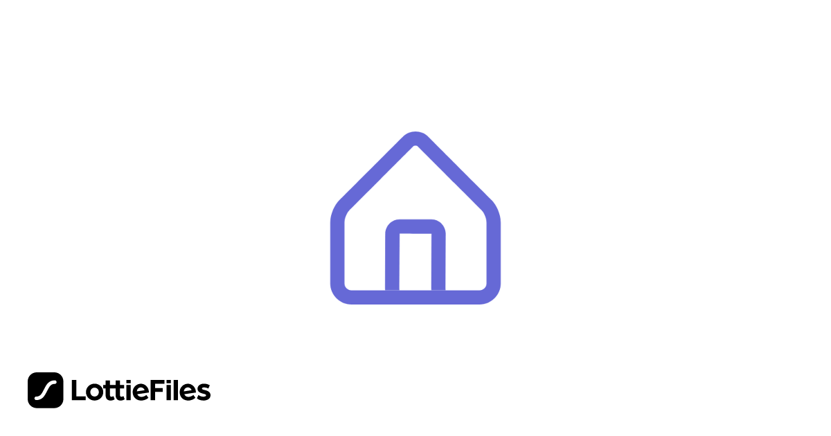 Free Home Icon Animation by Goutham P Panicker | LottieFiles