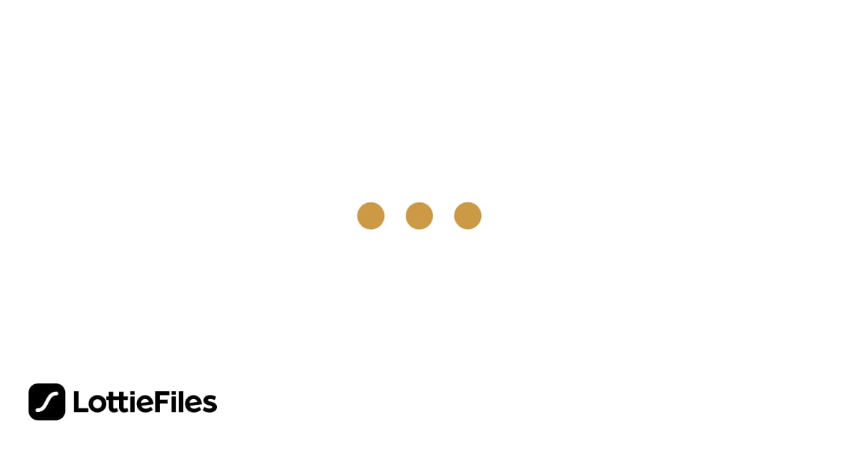Anton Tcymbal의 무료 Loading Golden Dots 애니메이션 | 로티파일