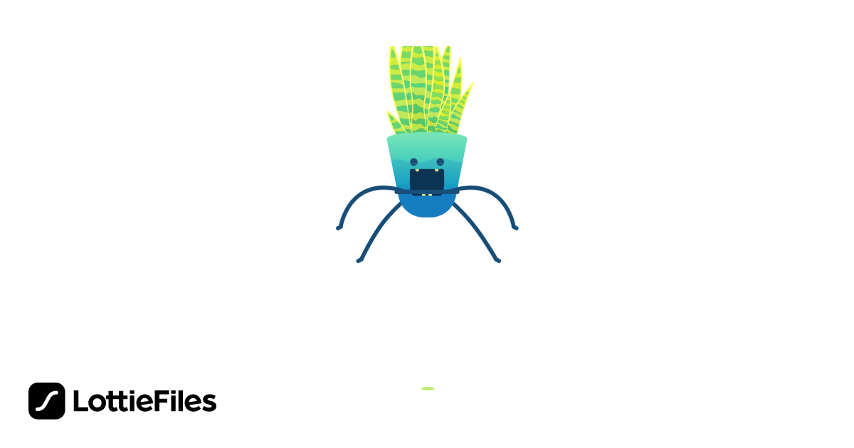 Free Plant jump Animation by Erick Ureña | LottieFiles