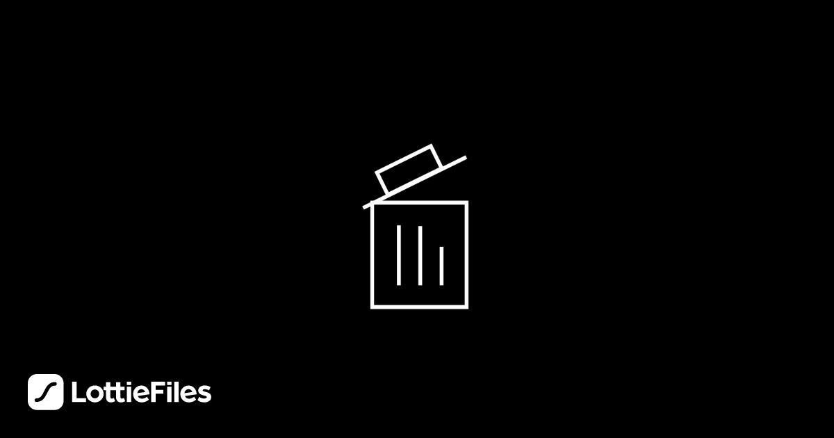 Free Thin-Line-Delete Animation by Mohit Saini | LottieFiles