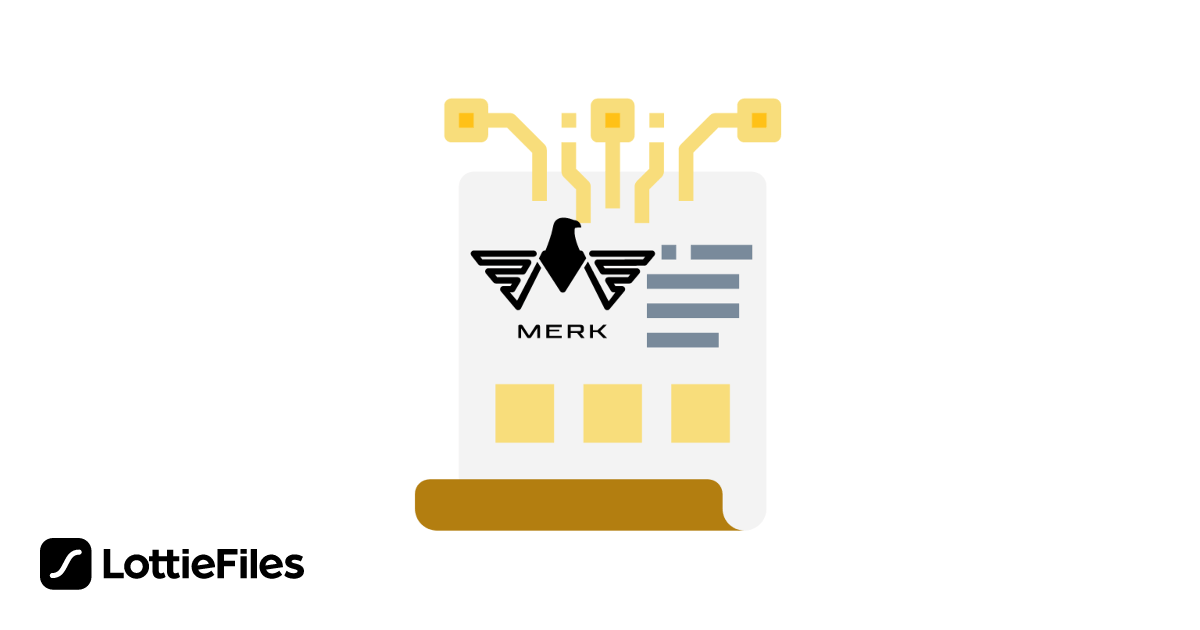 Free Merk Whitepaper Animation by Miguel Prieto | LottieFiles