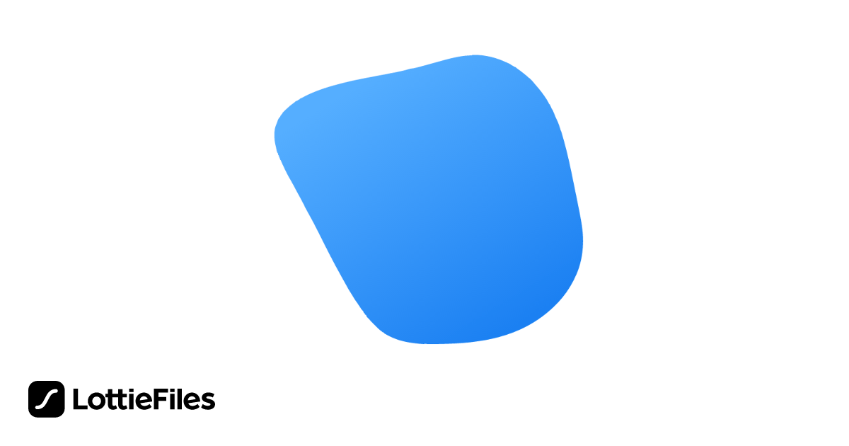 Free blob blue Animation by Oscar Espinosa | LottieFiles