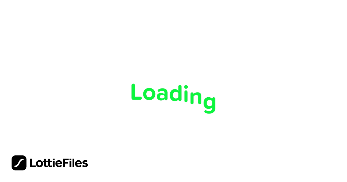 Free wave loading text.json Animation by Tolulope Aina | LottieFiles