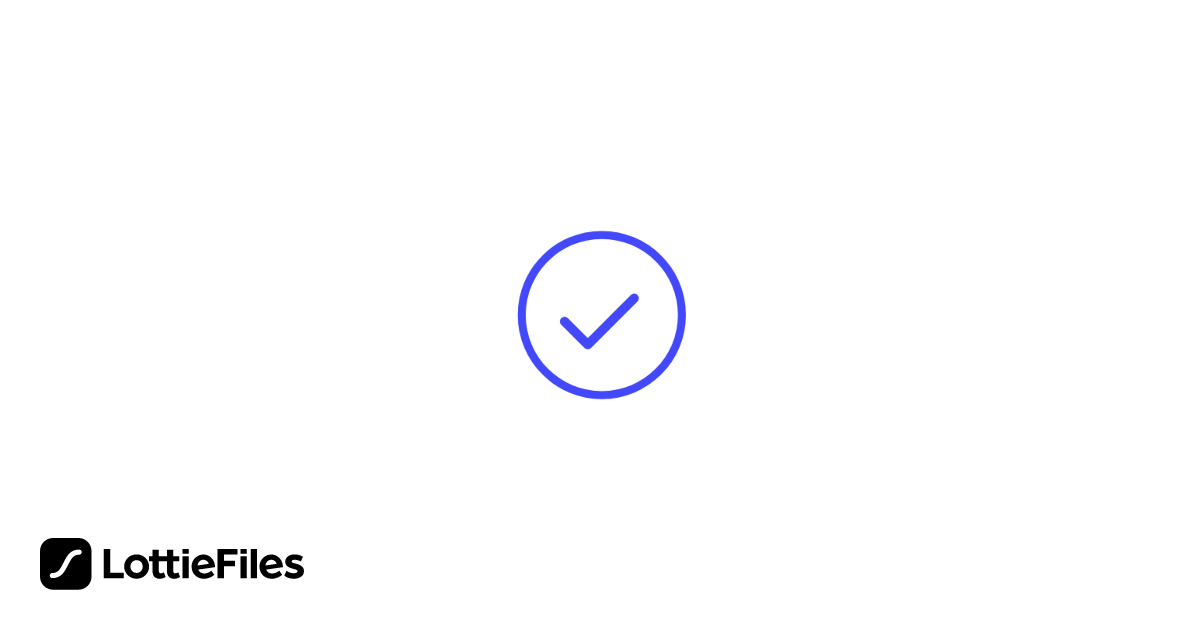 Free Checkmark Animation by Ariane Andong | LottieFiles