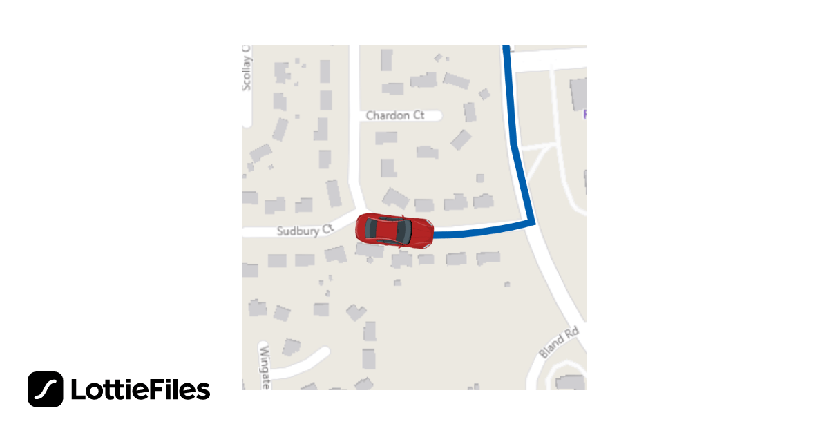 Free Car GPS Animation by Carl McNeill | LottieFiles