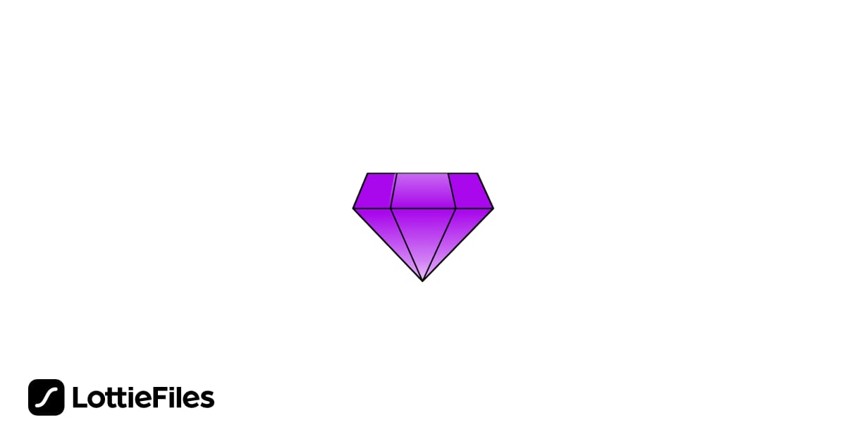 Free Purple Crystal Animation by Nik Reyb | LottieFiles