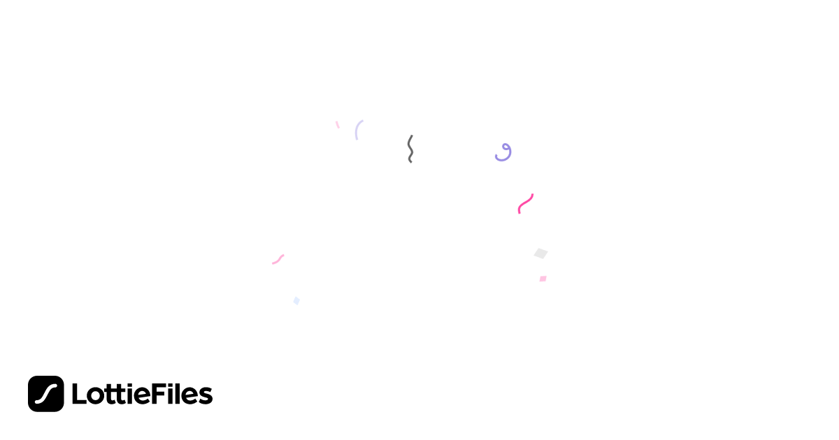 Free Confetti Animation by Y BE | LottieFiles