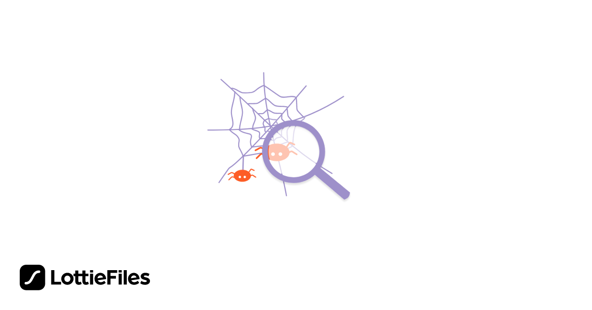Free spider web Animation by Divya Jyoti | LottieFiles