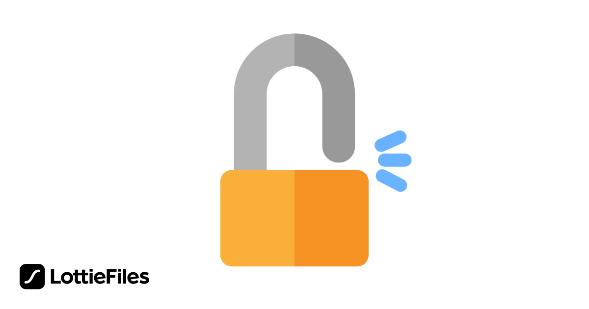 Free padlock_orange Animation by Pedro Buzzi Filho | LottieFiles