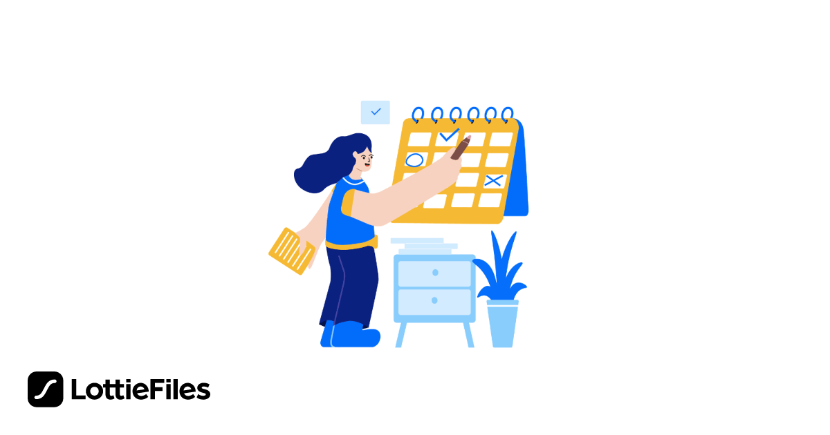 Free Schedule Animation by Inagatatechno . | LottieFiles
