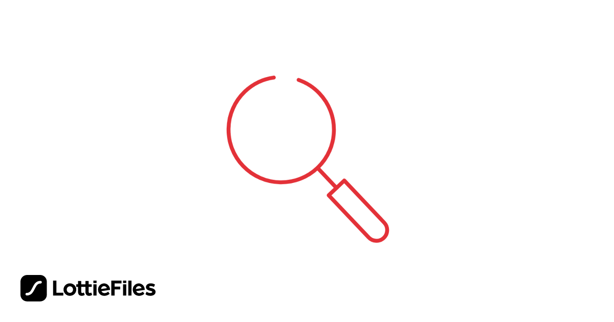 Free Magnifying Glass Spin Animation by Milkcarte | LottieFiles