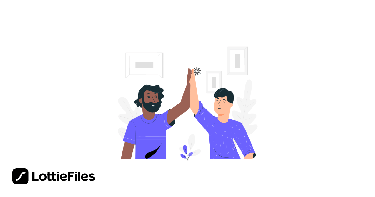 Free High Five Animation by Giorgio Marin | LottieFiles
