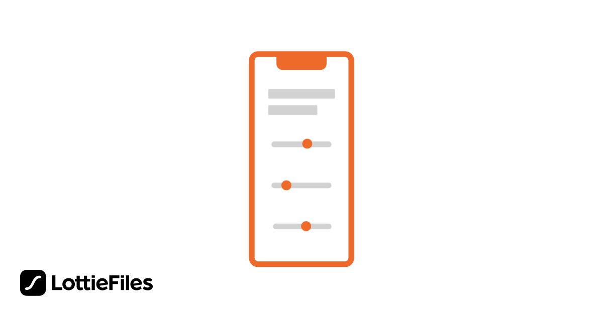 Free Phone settings Animation by Mr. Good | LottieFiles