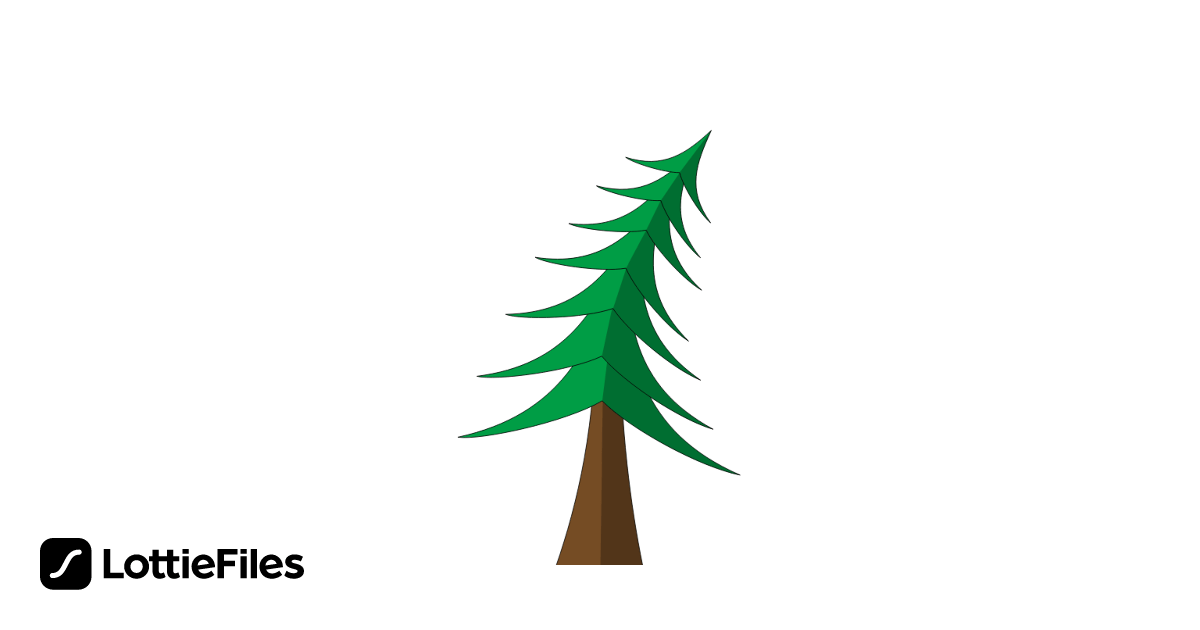 Free tree bending in the wind Animation by Levan Baidoshvili | LottieFiles