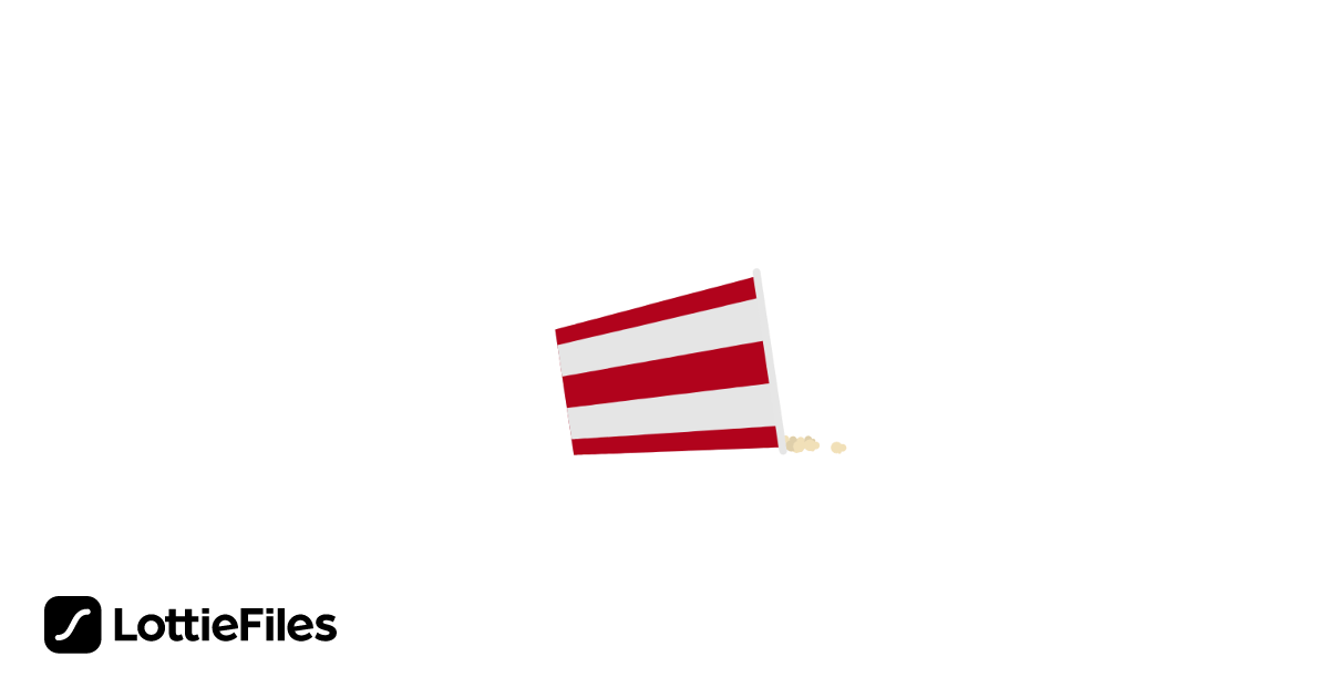 Free Falling popcorn Animation by Daniel | LottieFiles