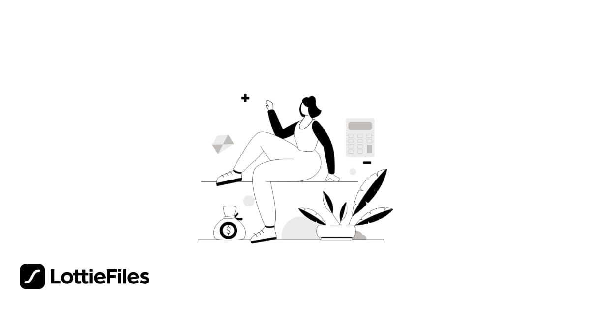 Free Female accountant Animation by Md. Imam Hossain | LottieFiles