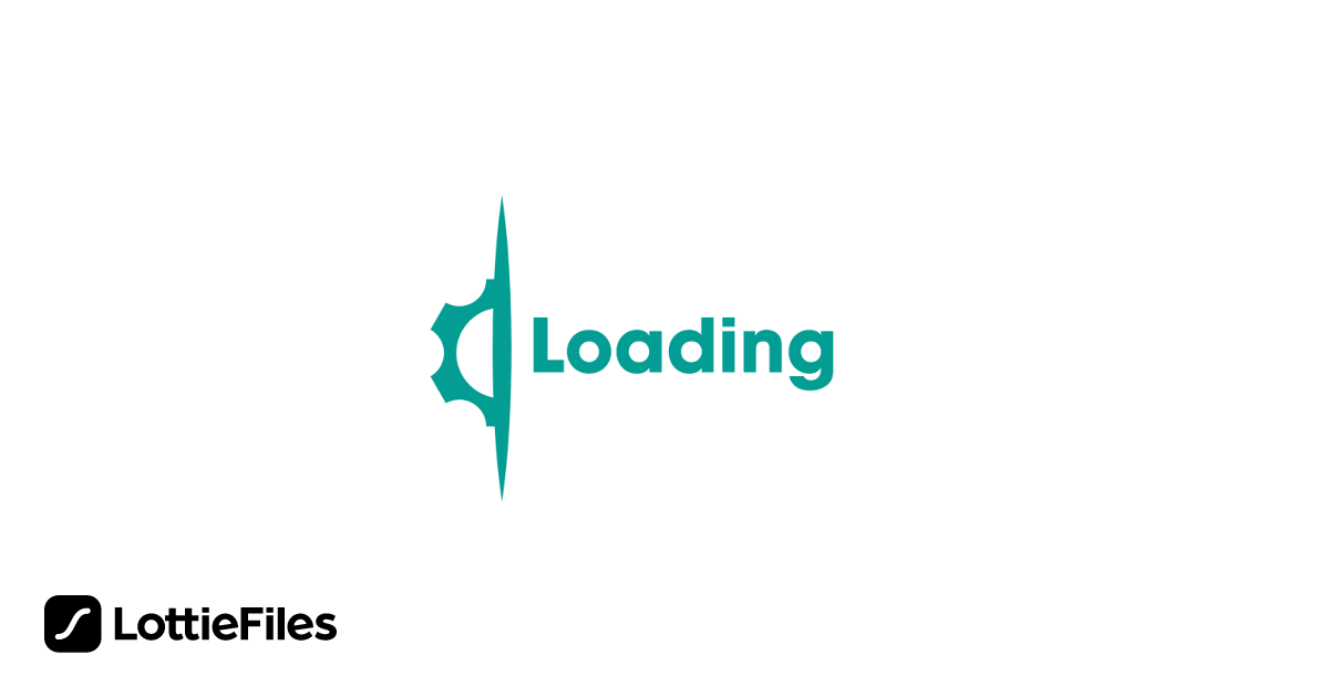 Free Gear loading logo preloader Lottie JSON animation Animation by ...