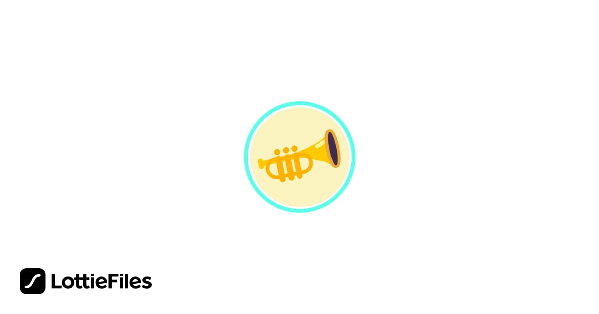 Free Trumpet intro Animation by Issey | LottieFiles