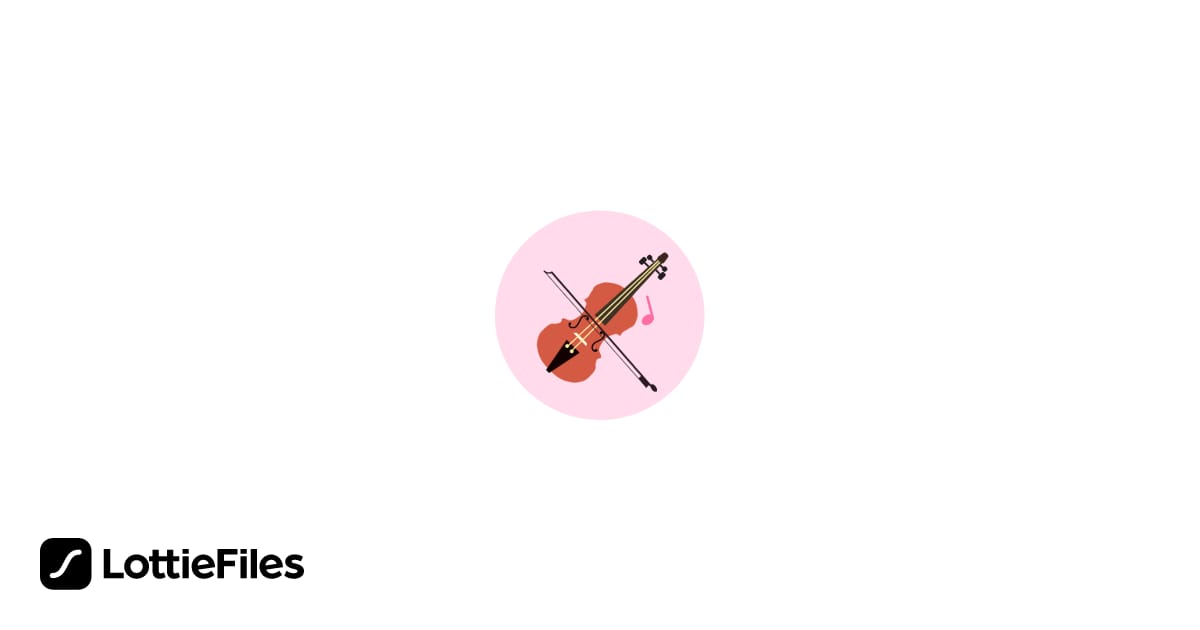 Free violin music Animation by Issey | LottieFiles