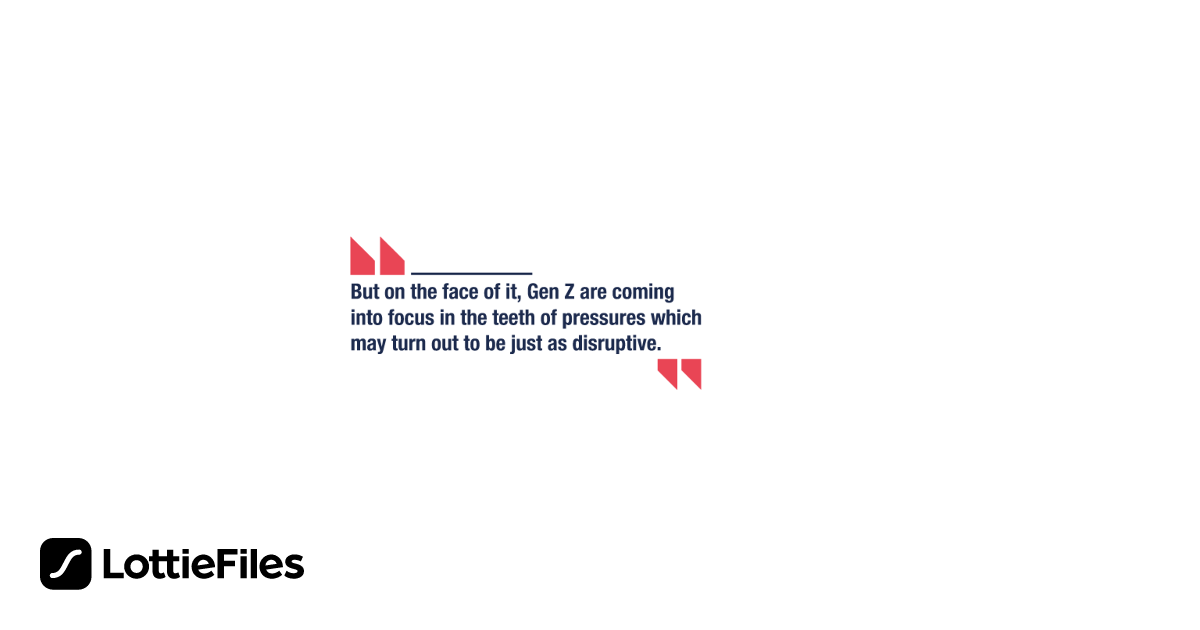 Free GenZ-03 Animation by Neil Tierney | LottieFiles