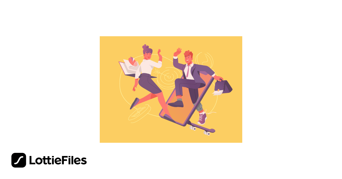 Free Successful Financial Characters Animation by Shakuro | LottieFiles
