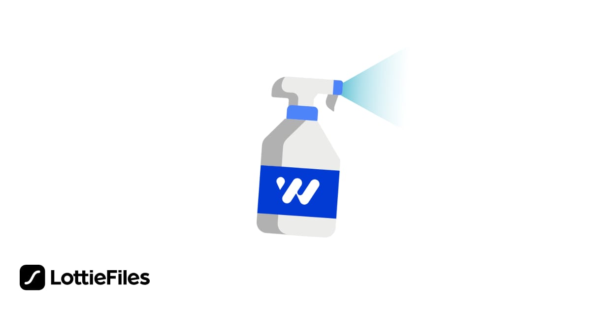 Free spray Animation by Diana Campos | LottieFiles